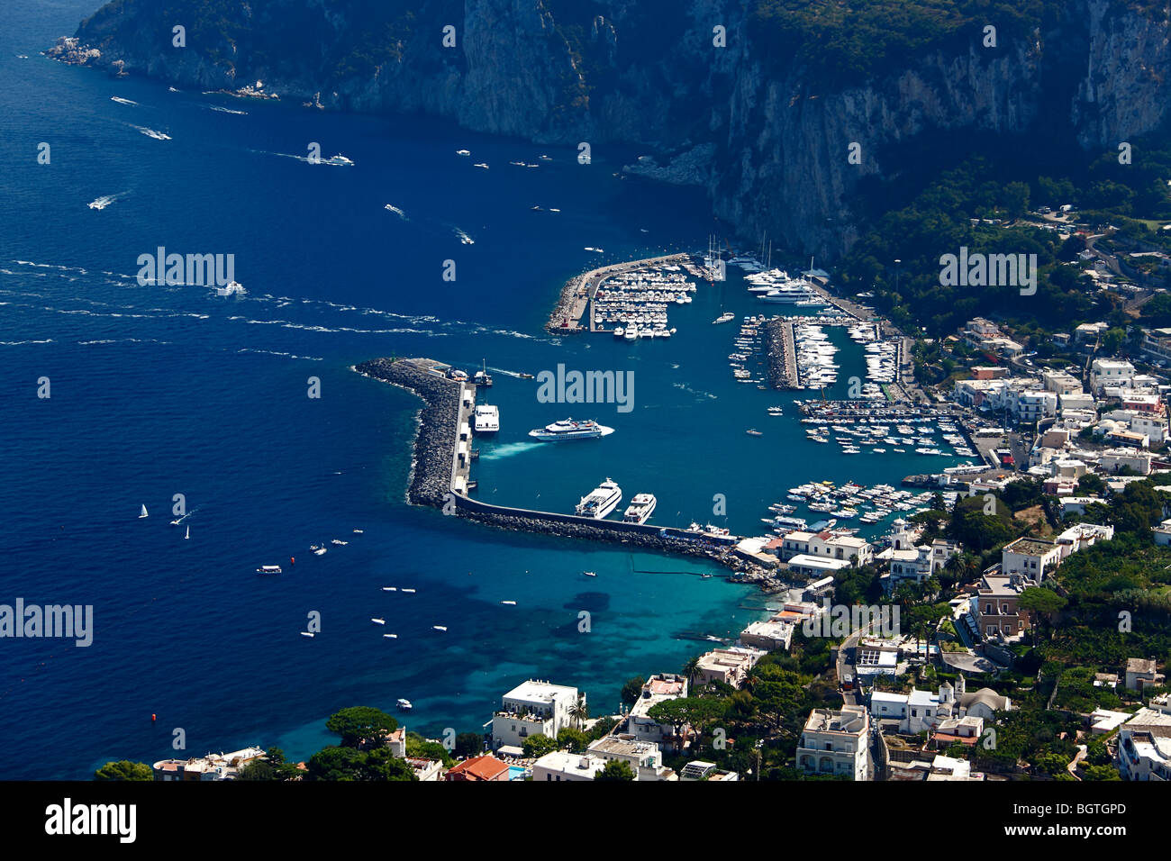 Capri Hafen Capri harbour Stock Photo - Alamy