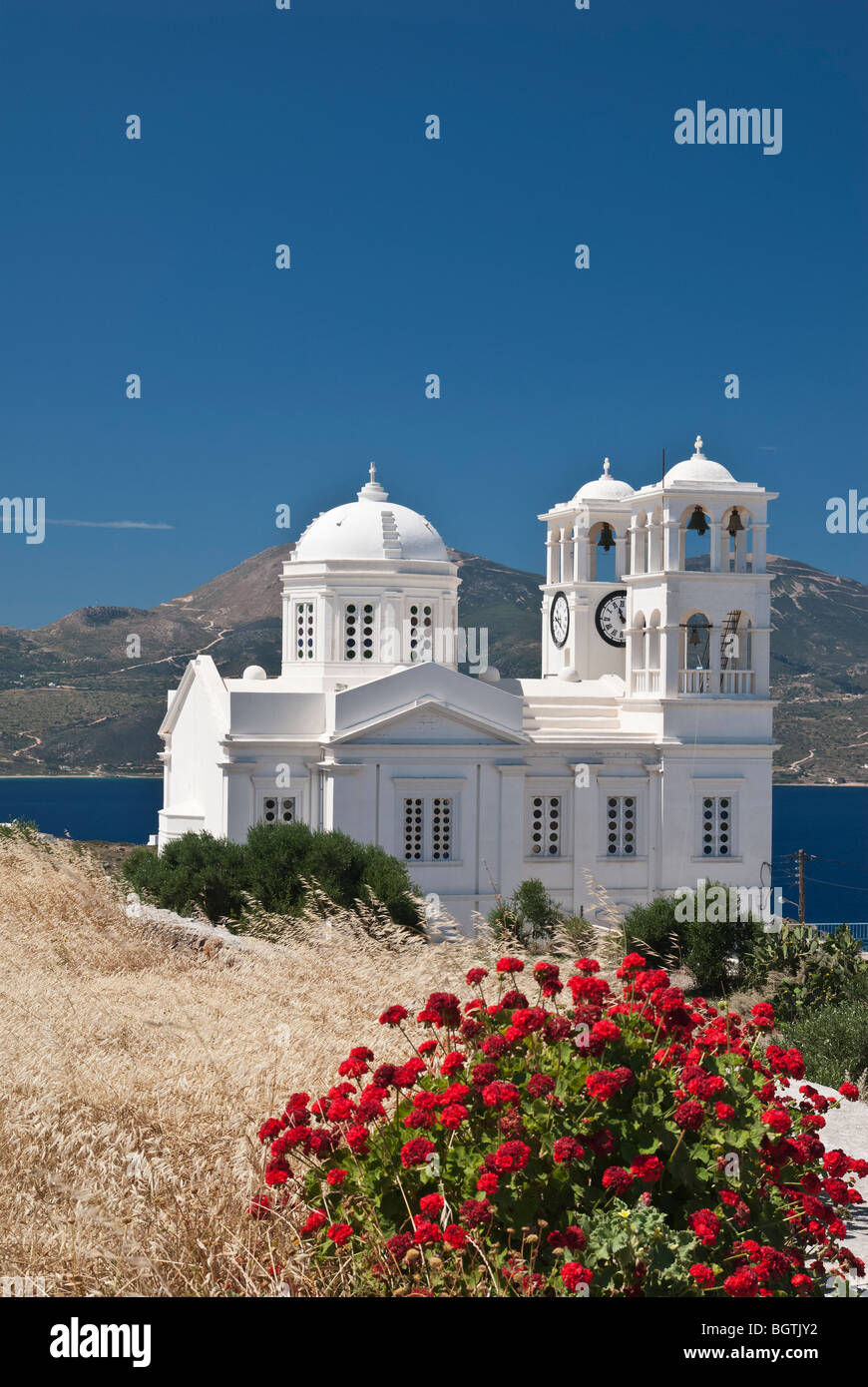 The Church of Agios Nikolaos, Tripiti, Milos, Greece Stock Photo - Alamy