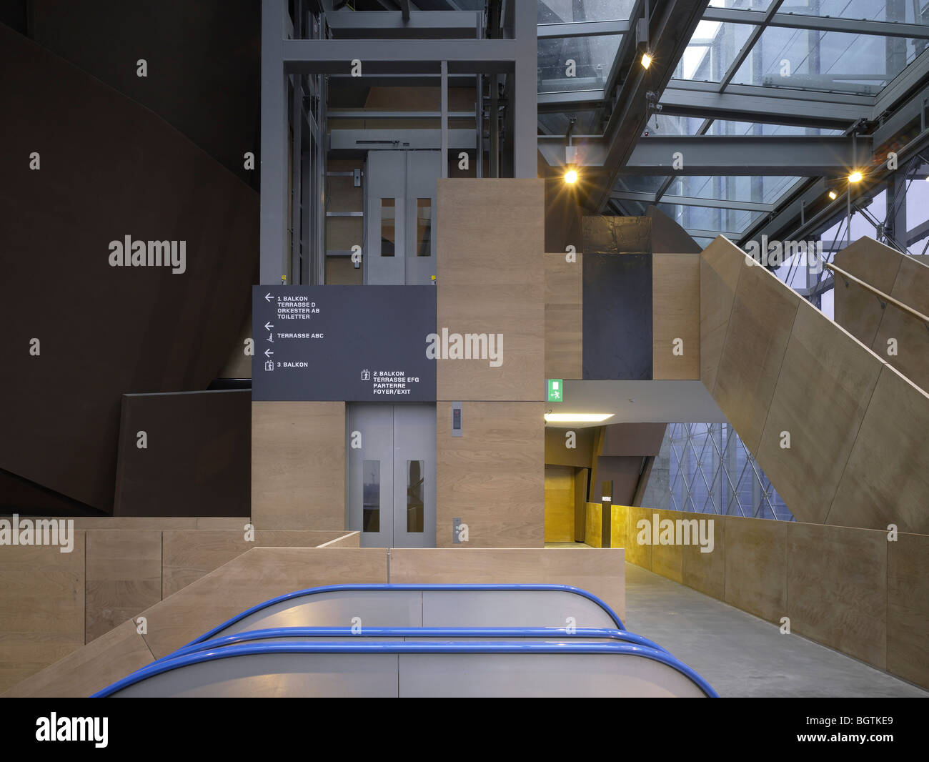 dr concert hall, copenhagen - first floor galleries Stock Photo - Alamy