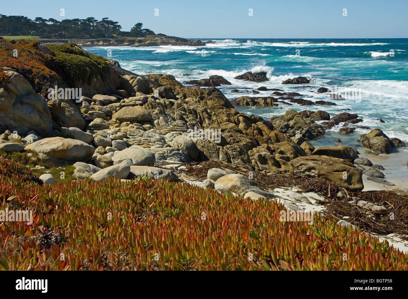 Pebble Beach, California, USA Stock Photo - Alamy