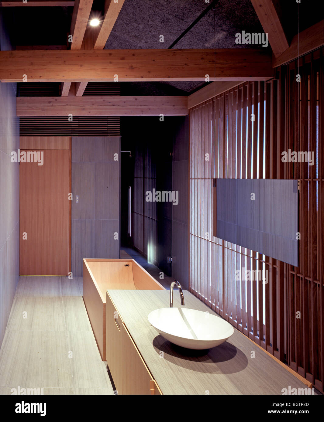 GINZAN ONSEN FUJIYA, YAMAGATA, JAPAN, KENGO KUMA & ASSOCIATES Stock ...