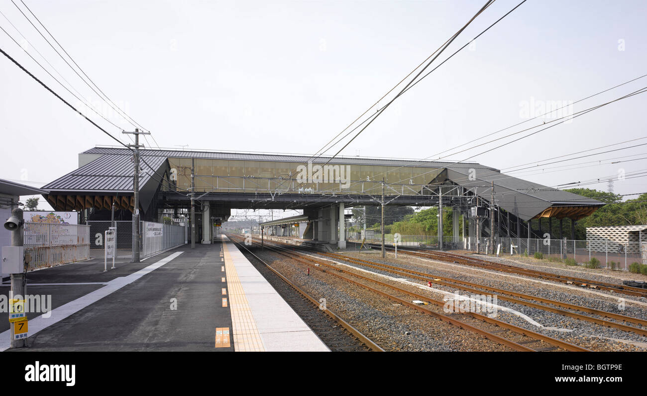 HOSHAKUJI STATION, TOCHIGI, JAPAN, KENGO KUMA & ASSOCIATES Stock Photo ...