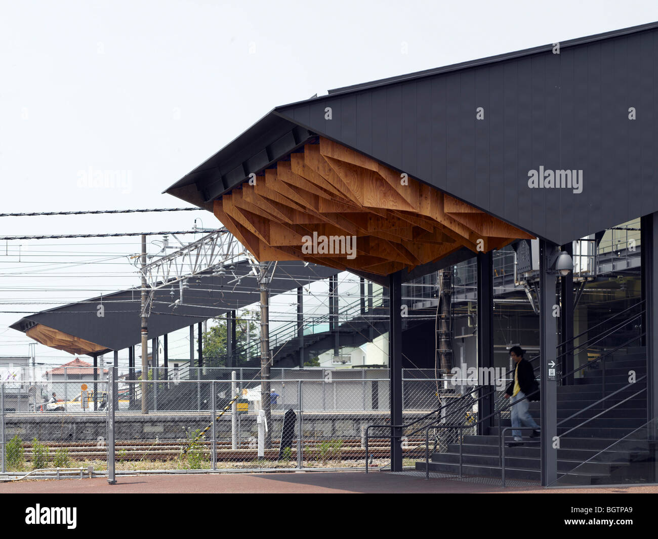 HOSHAKUJI STATION, TOCHIGI, JAPAN, KENGO KUMA & ASSOCIATES Stock Photo ...