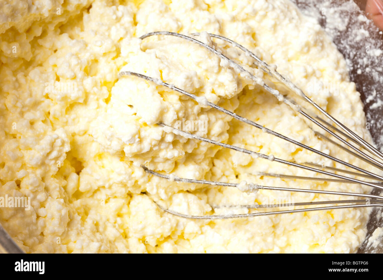 Mixing a dough Stock Photo - Alamy