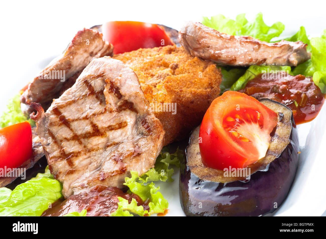 juicy sirloin beef covered Stock Photo - Alamy