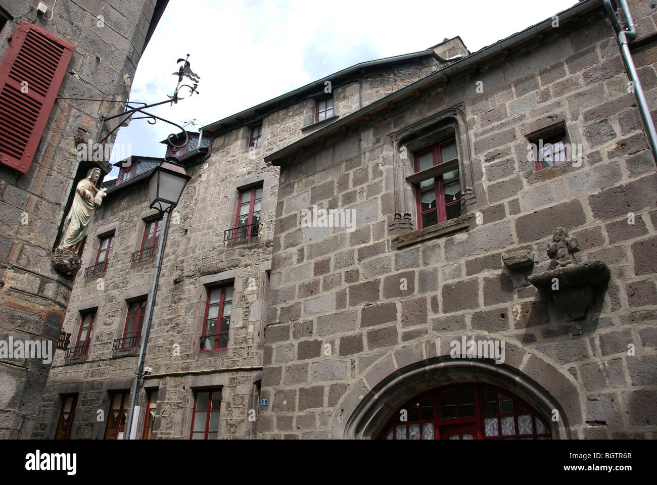 Village of Besse en Chandesse. Auvergne. France Stock Photo - Alamy