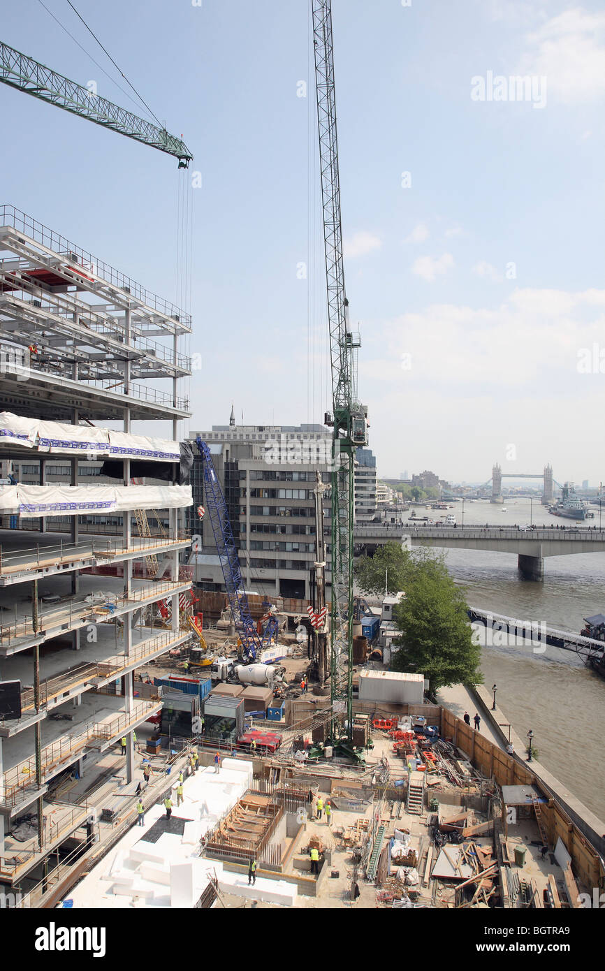 WATERMARK PLACE, LONDON, UNITED KINGDOM, FLETCHER PRIEST Stock Photo ...