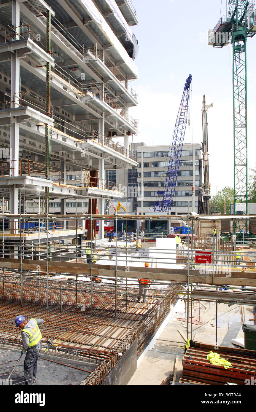 WATERMARK PLACE, LONDON, UNITED KINGDOM, FLETCHER PRIEST Stock Photo ...