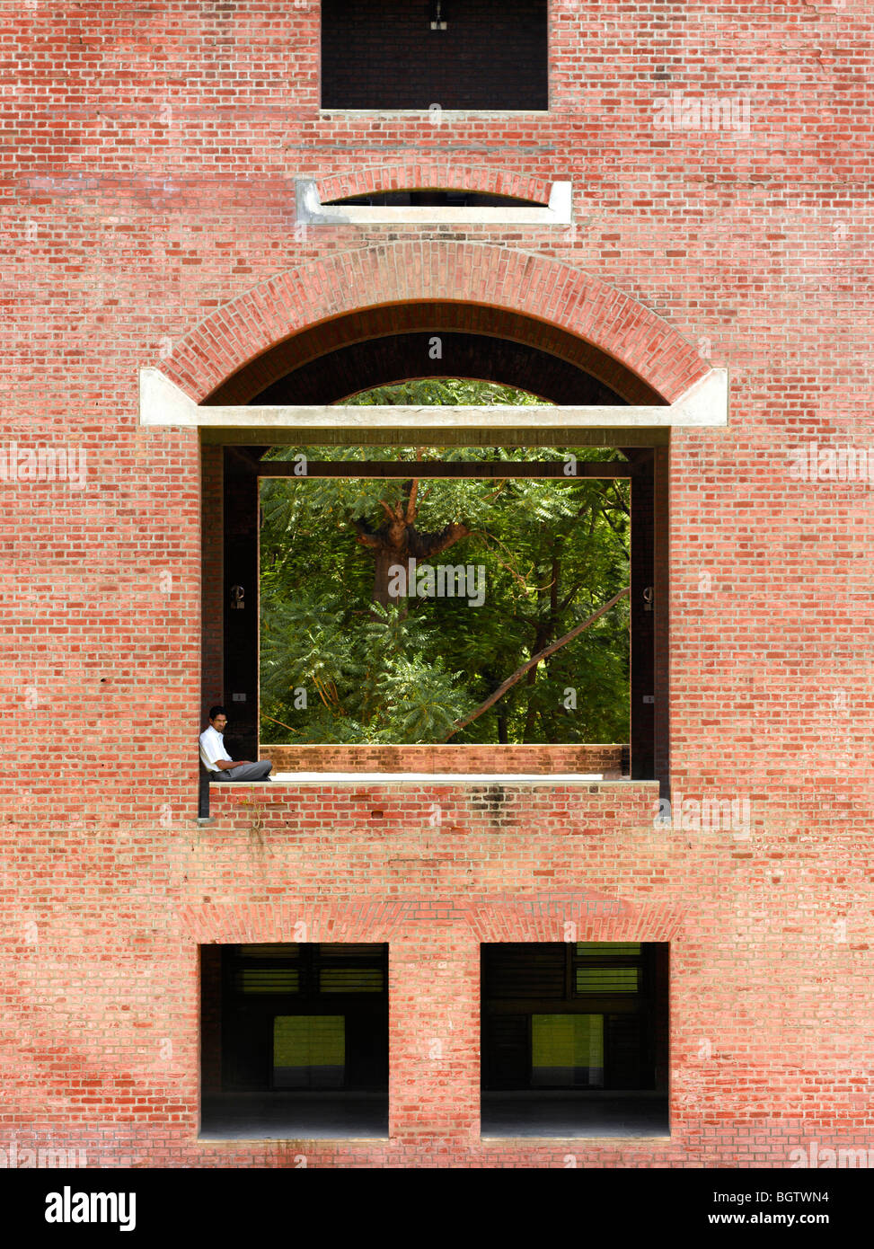 institute of management- external corridor views Stock Photo - Alamy