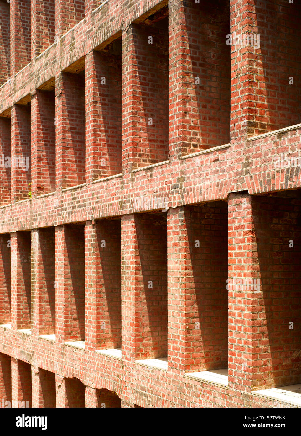 institute of management- brick detail Stock Photo - Alamy