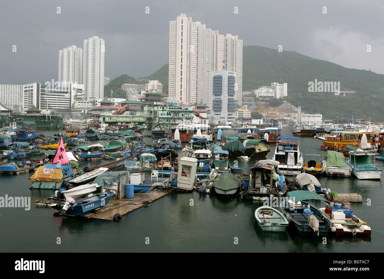 boat building city life city view cityscape fish fishing Hong Kong junk ...