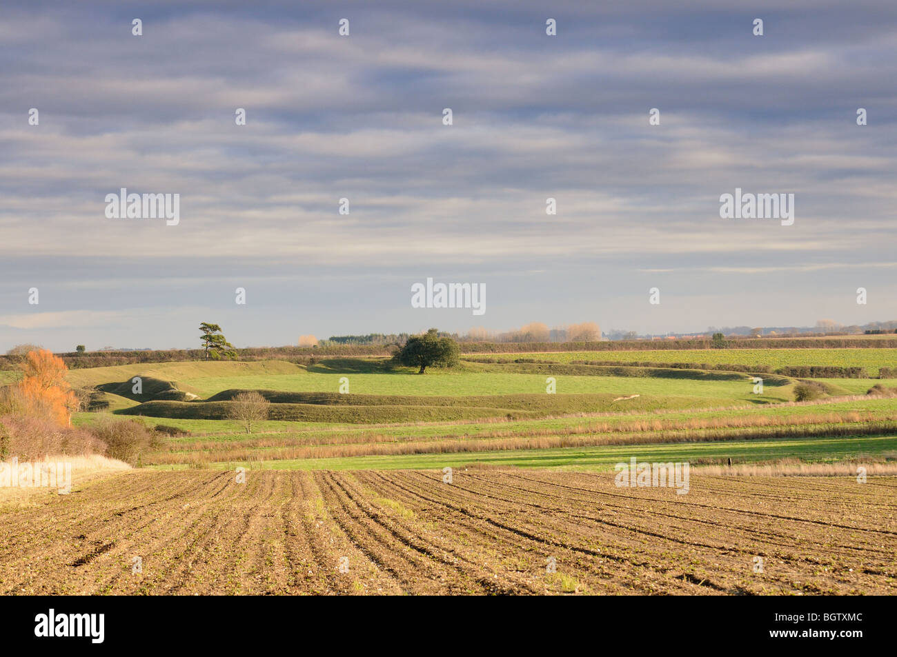 Warham iceni camp, Iron age, Norfolk, UK December Stock Photo - Alamy