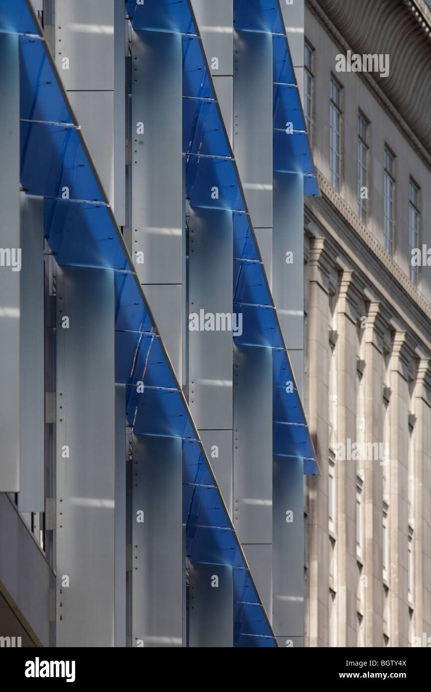 150 cheapside, blue laminated glass brise soleil louvres, some ...