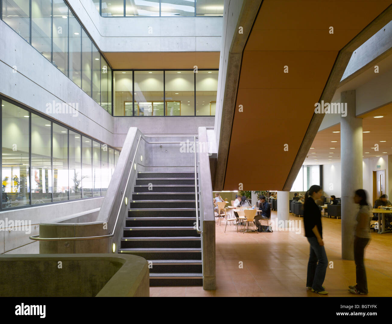 old road campus|atrium Stock Photo - Alamy