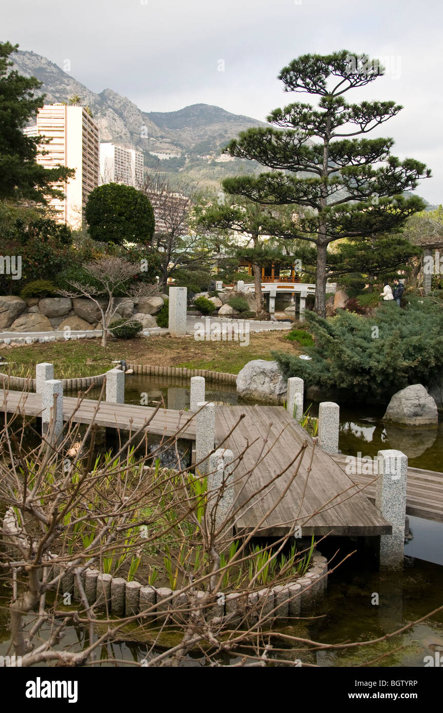 Monaco, Monte Carlo, Jardin Japonais, Japanese Garden Stock Photo - Alamy