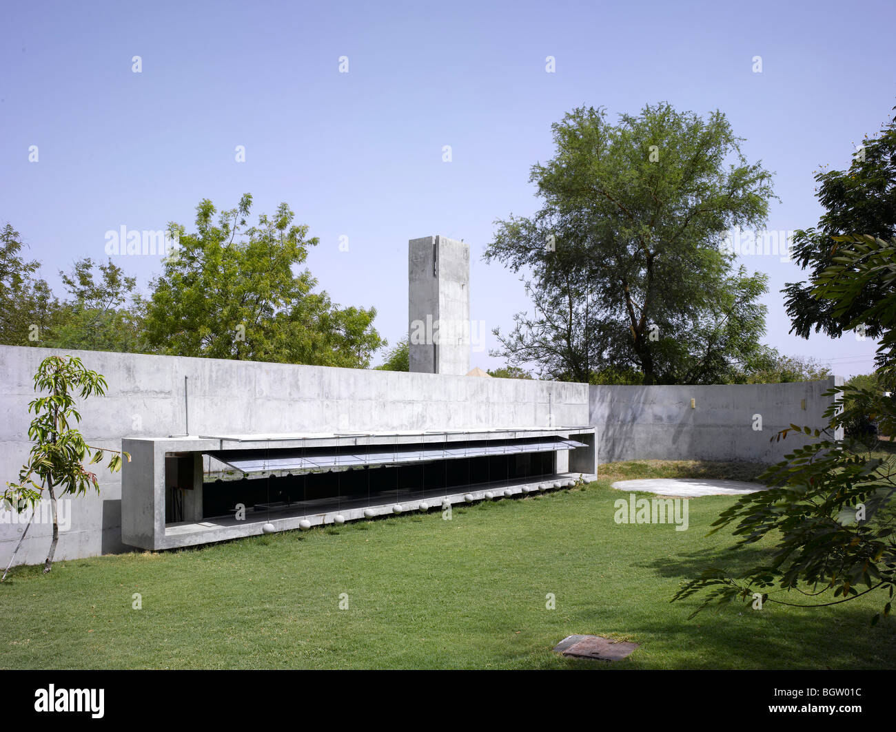 THE HOUSE WITH BALLS, AHMEDABAD, INDIA, MATHAROO ASSOCIATES Stock Photo ...