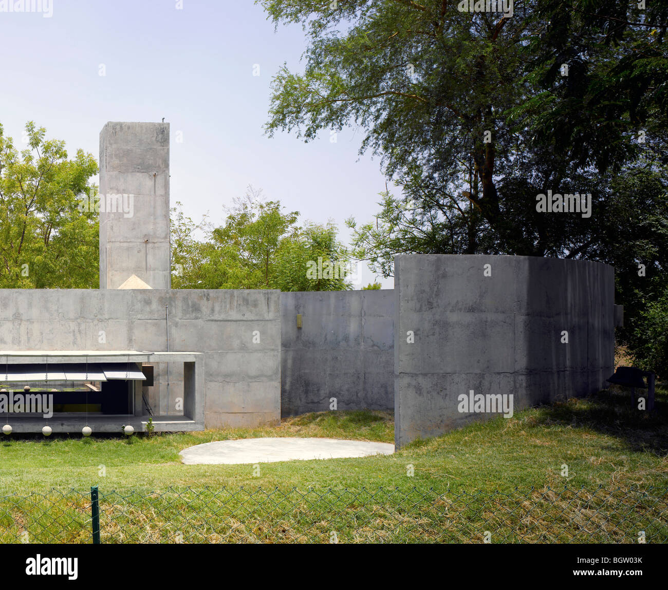 THE HOUSE WITH BALLS, AHMEDABAD, INDIA, MATHAROO ASSOCIATES Stock Photo ...
