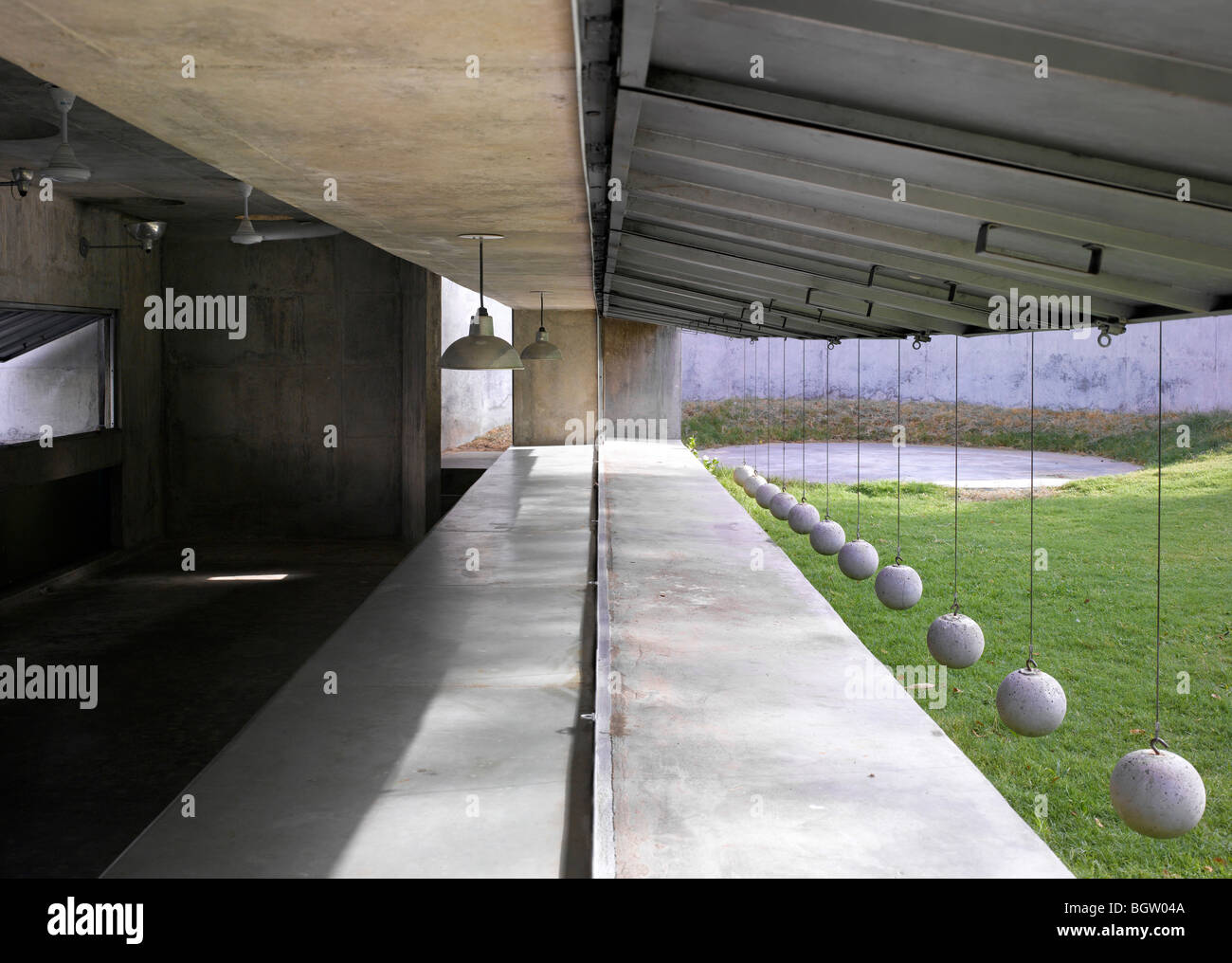 THE HOUSE WITH BALLS, AHMEDABAD, INDIA, MATHAROO ASSOCIATES Stock Photo ...
