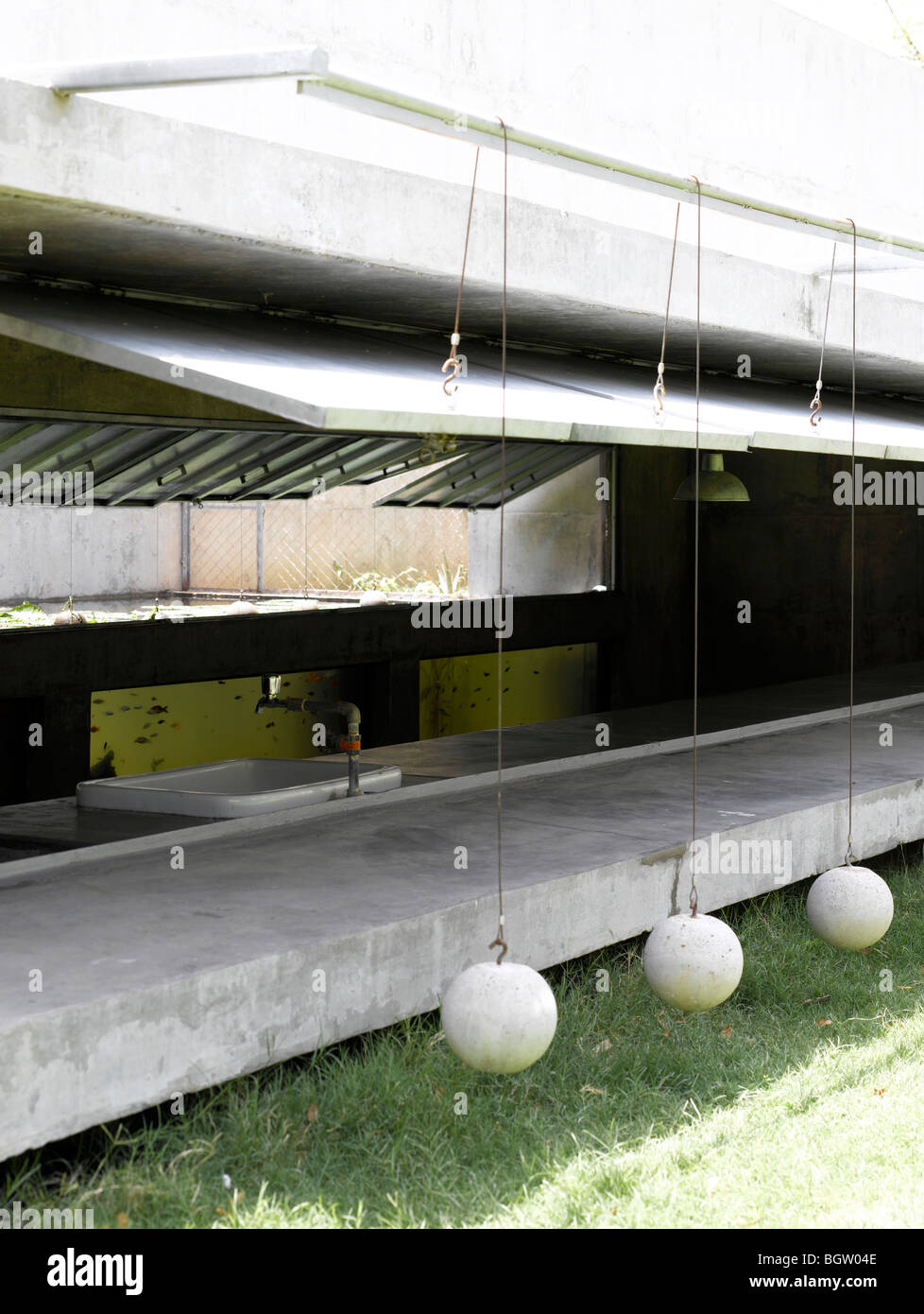THE HOUSE WITH BALLS, AHMEDABAD, INDIA, MATHAROO ASSOCIATES Stock Photo ...