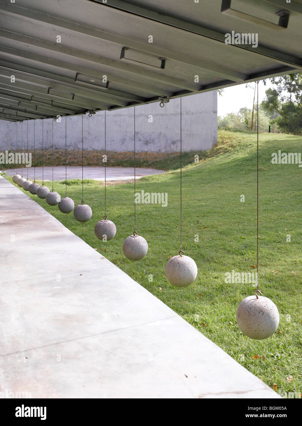 THE HOUSE WITH BALLS, AHMEDABAD, INDIA, MATHAROO ASSOCIATES Stock Photo ...