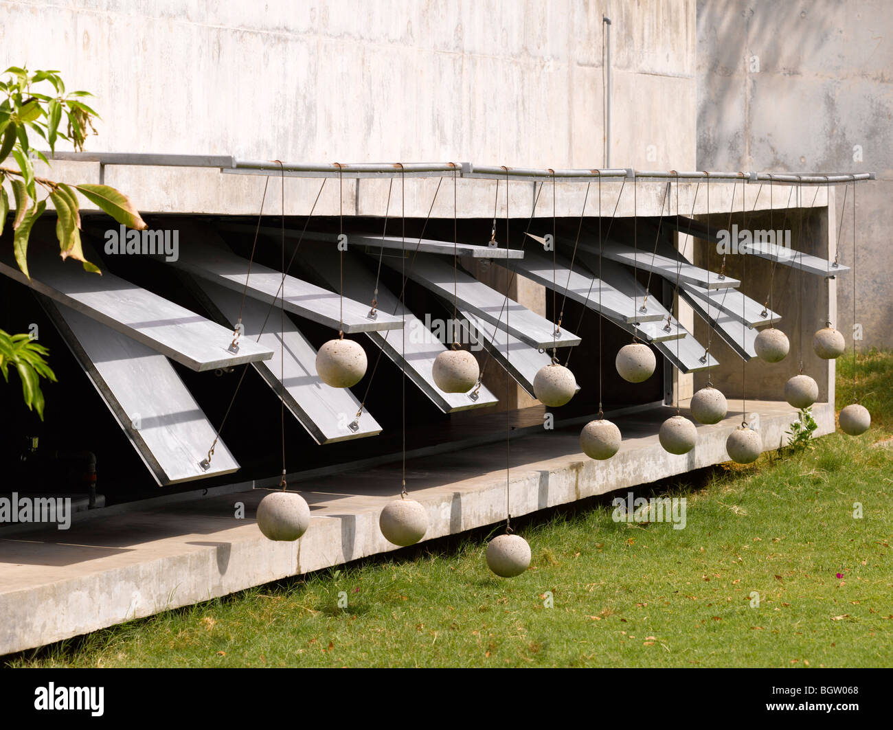 THE HOUSE WITH BALLS, AHMEDABAD, INDIA, MATHAROO ASSOCIATES Stock Photo ...