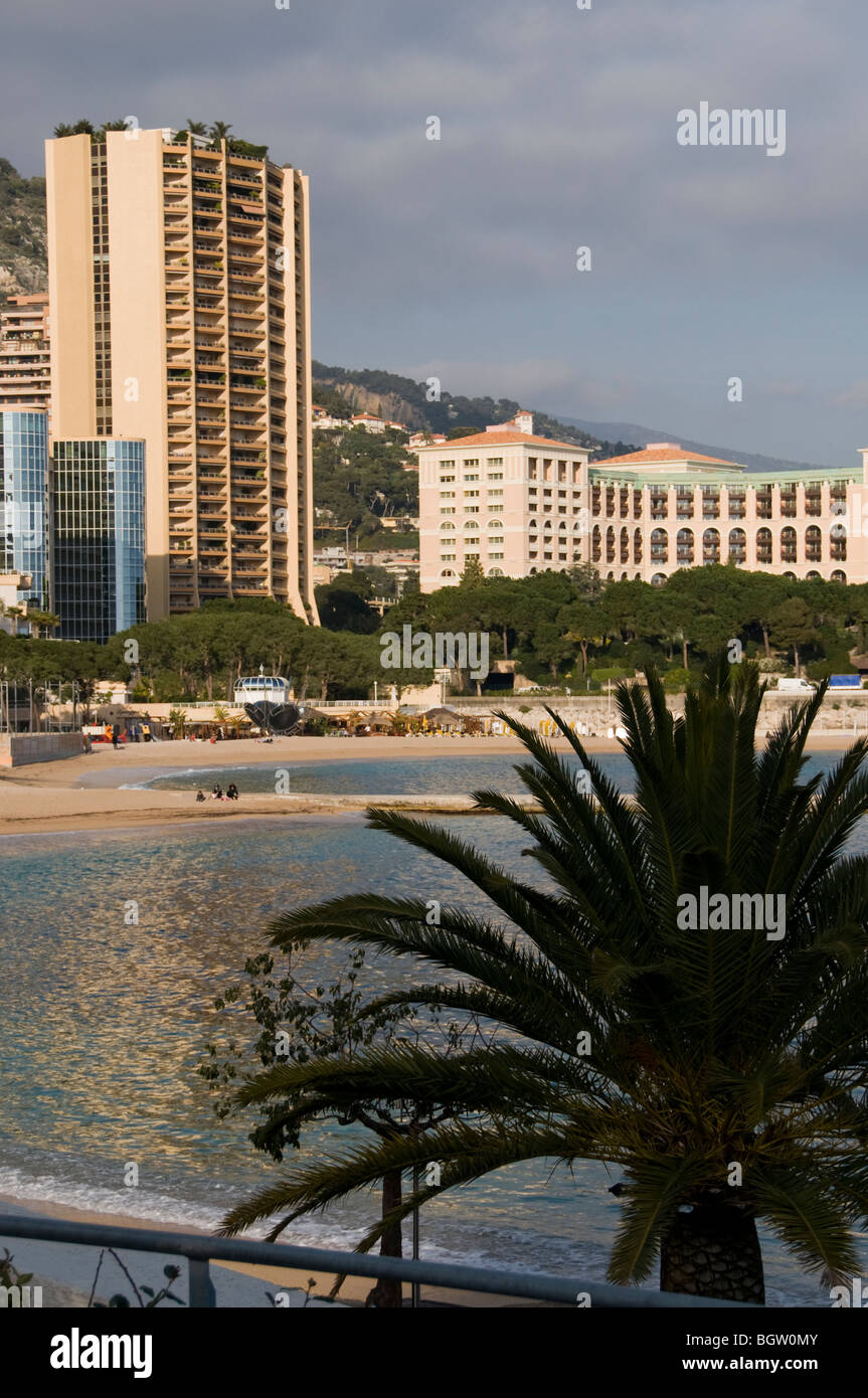 Monaco, Monte Carlo - Exterior View of "Le Meridien Beach Plaza Monte ...