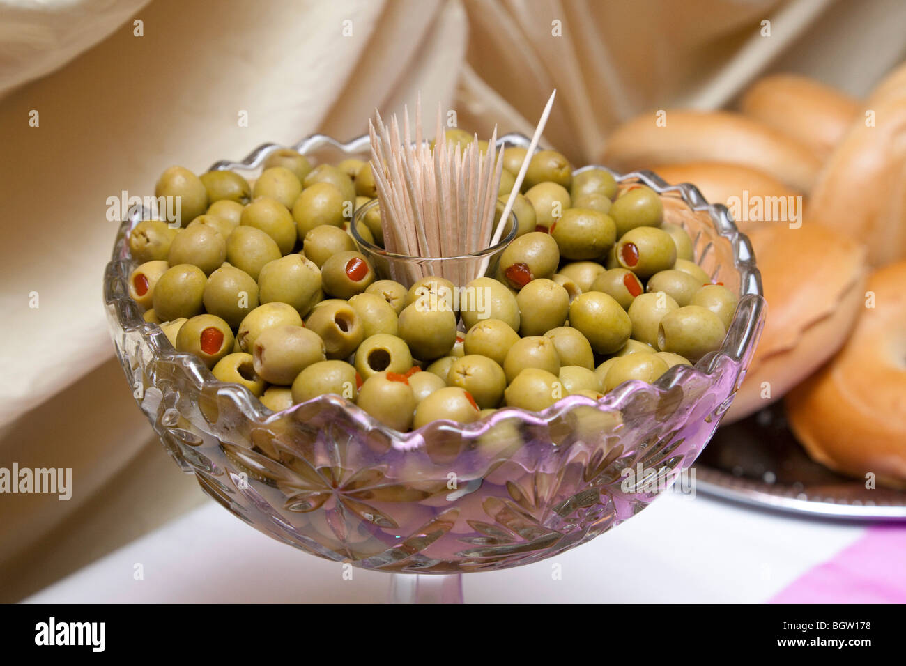 Olives buffet hi-res stock photography and images - Alamy