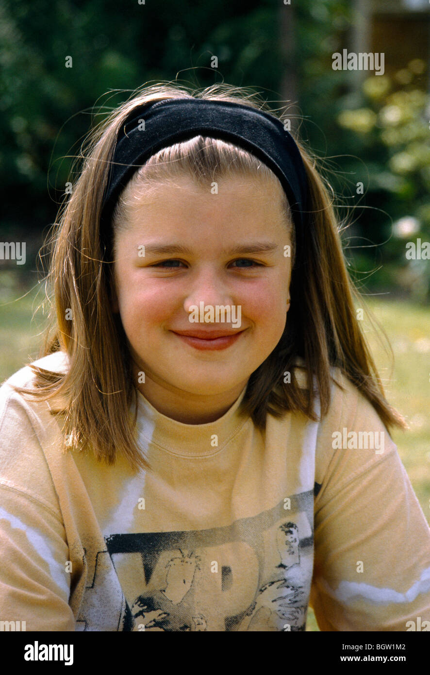 Girl Aged 12 Portrait Stock Photo - Alamy