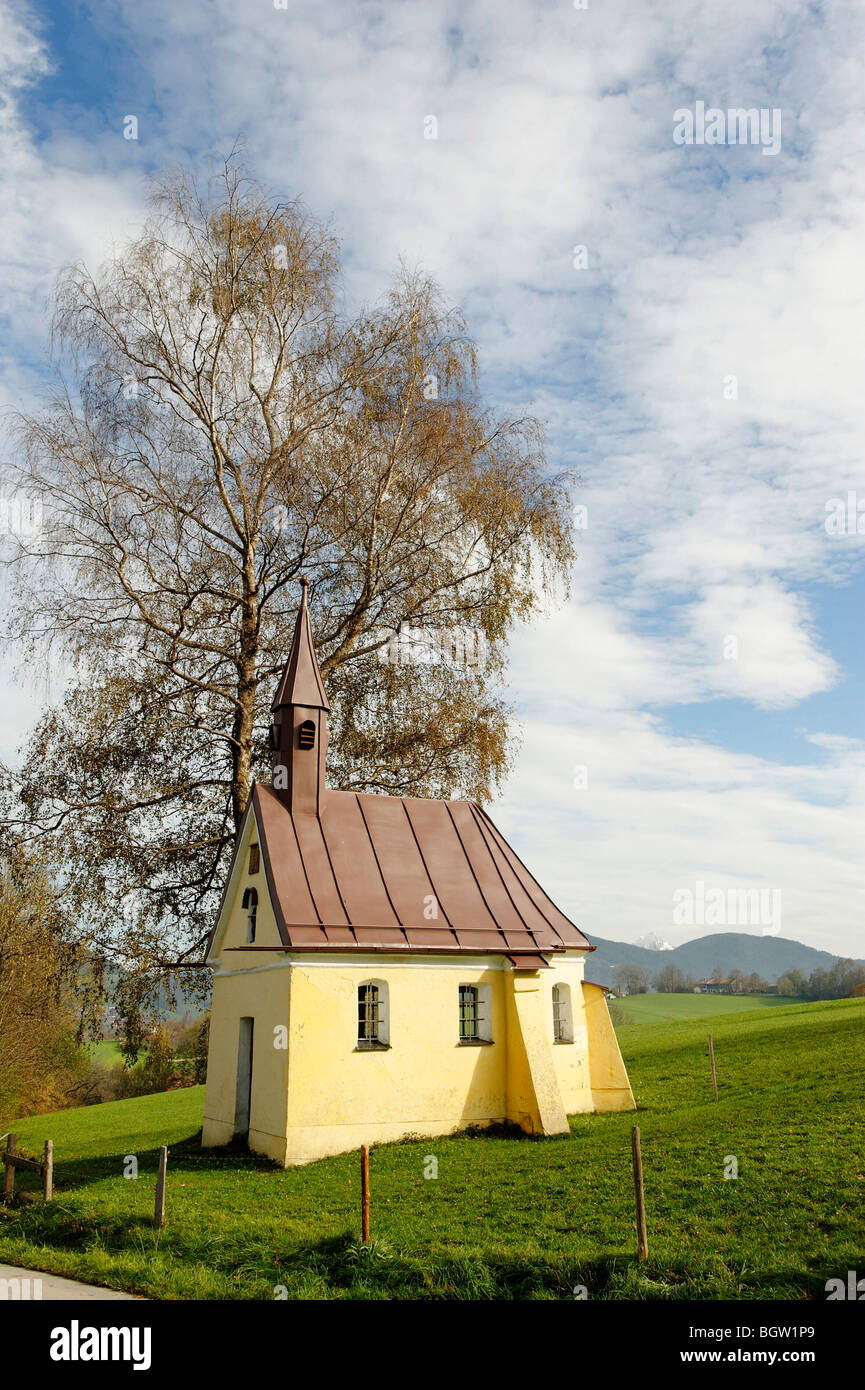 Chapel in Gschwendt near Hausham, Upper Bavaria, Germany, Europe Stock ...