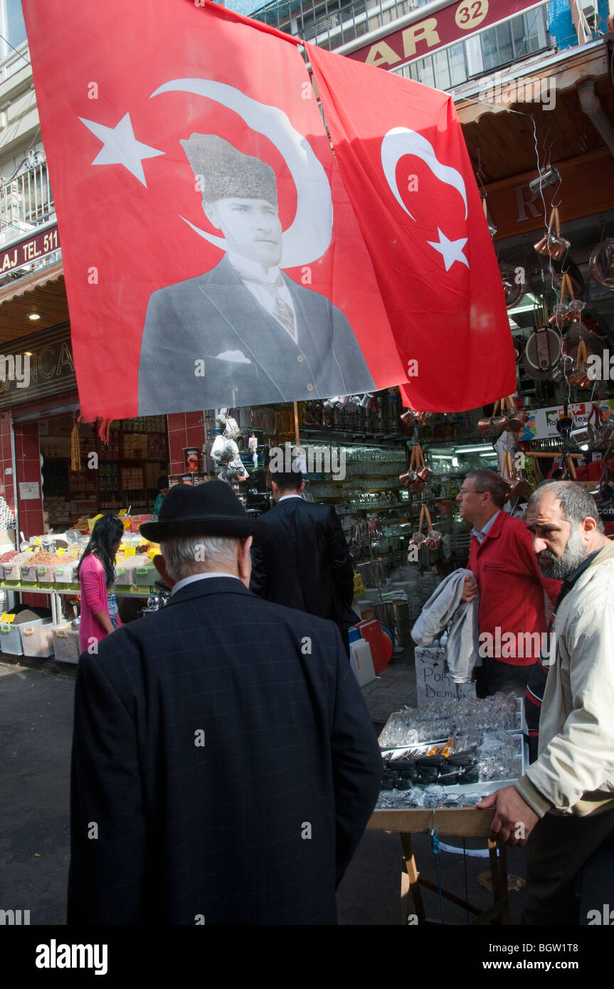 Mustafa kemal ataturk flag hi-res stock photography and images - Alamy