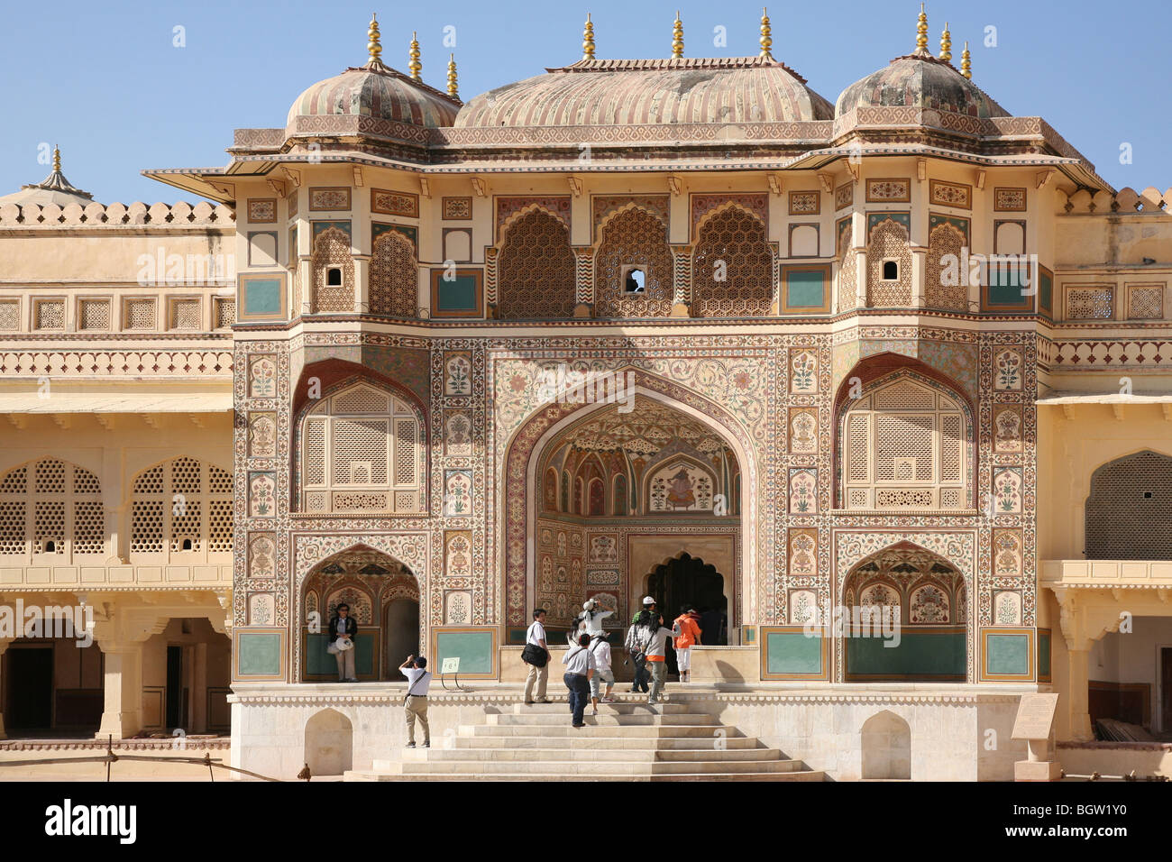 Inside the Amber Fort at Jaipur, India Stock Photo - Alamy