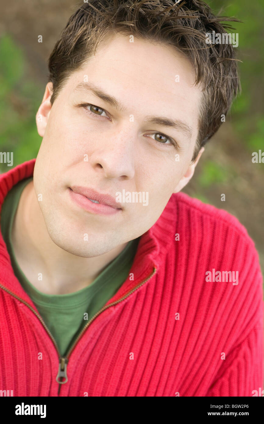 Man with questioning face Stock Photo - Alamy