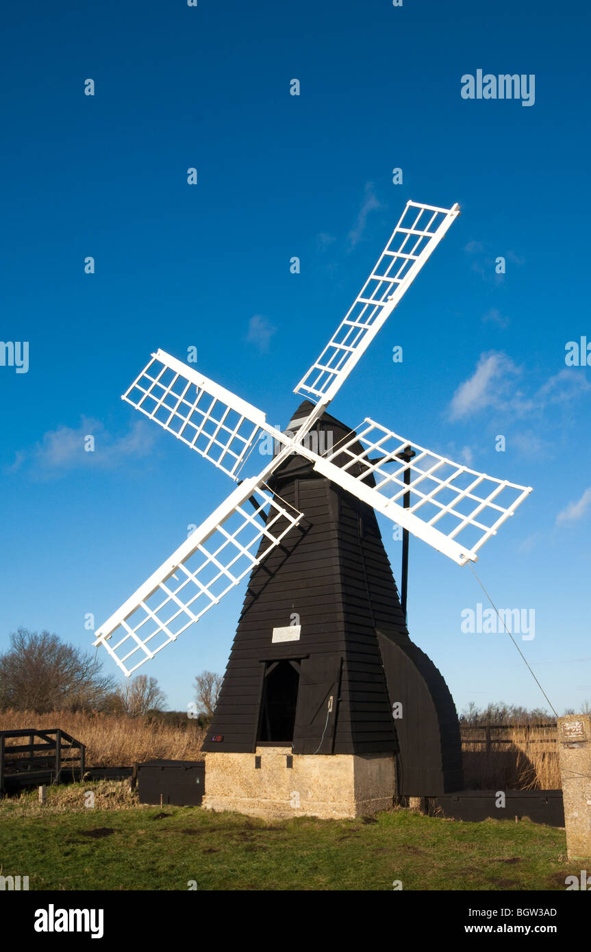 A windmill at Wicken Fen, Cambridgeshire Stock Photo - Alamy
