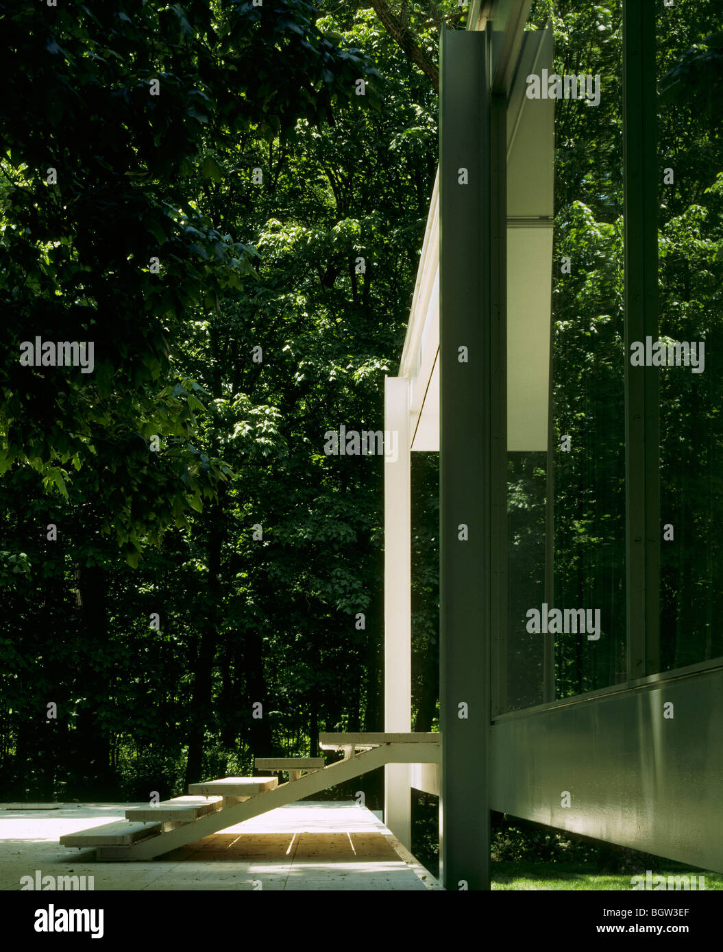 Farnsworth house ludwig mies van hi-res stock photography and images ...