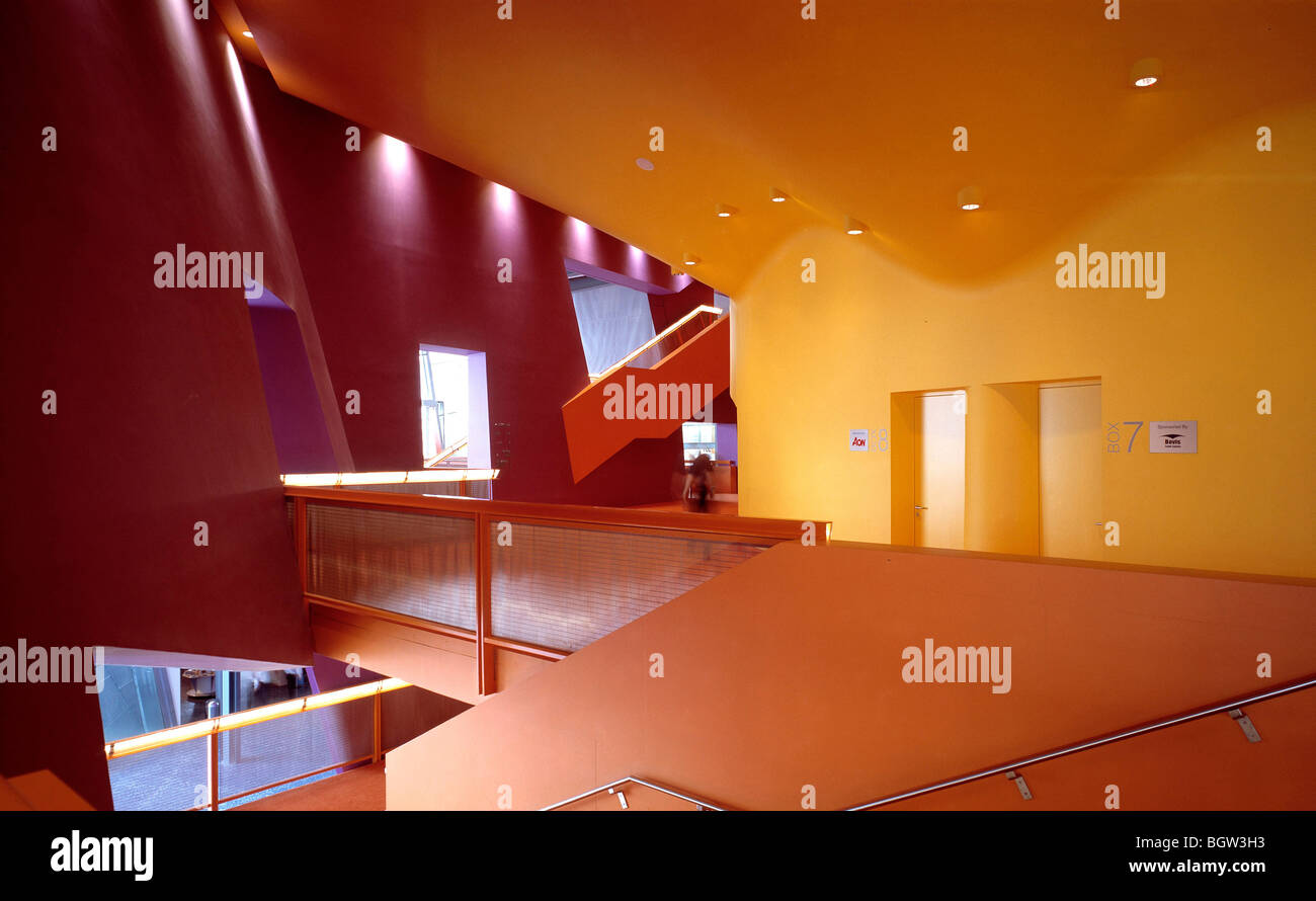 lowry centre top of stair (box door 7 Stock Photo - Alamy