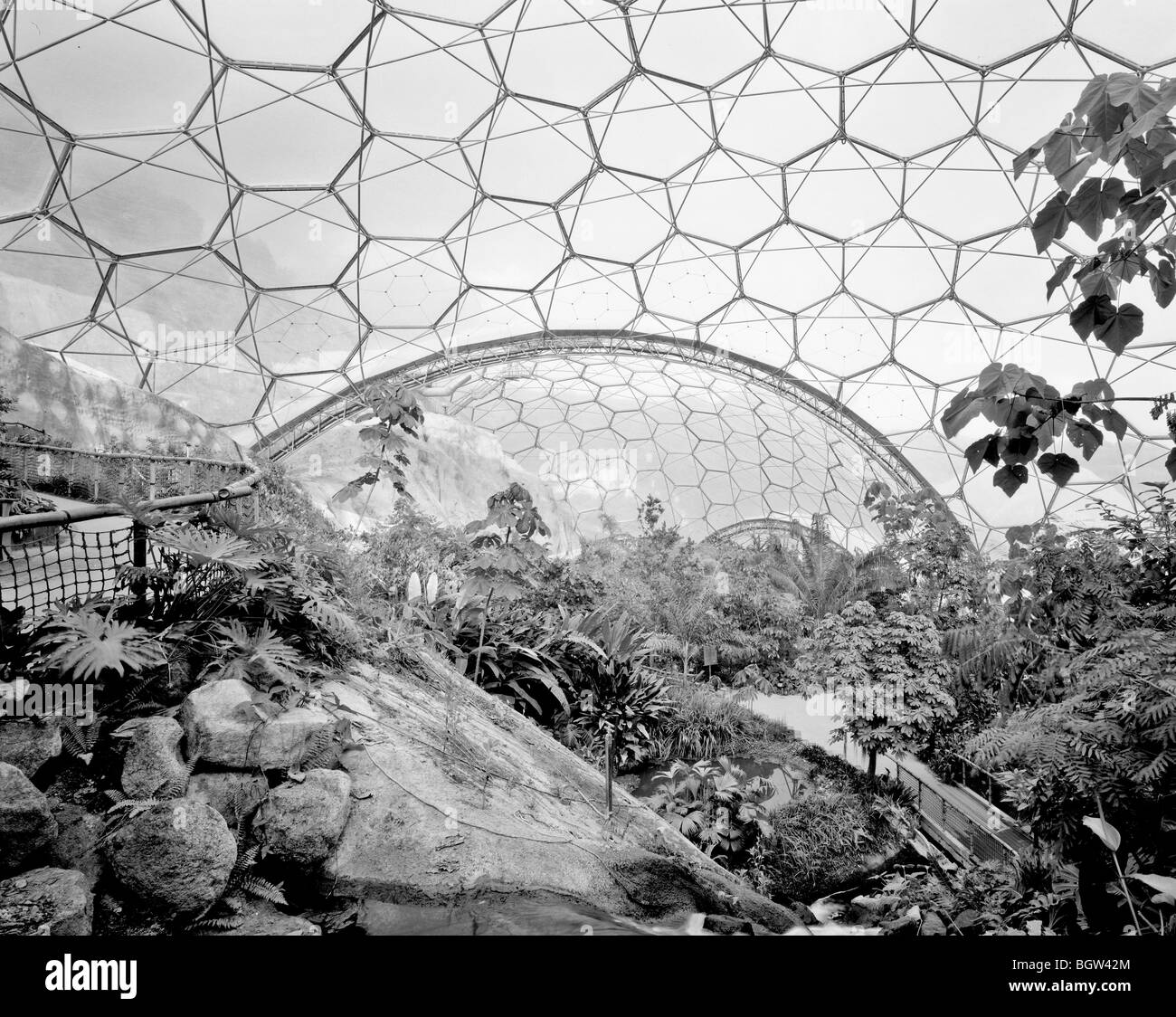 eden project overall Stock Photo - Alamy