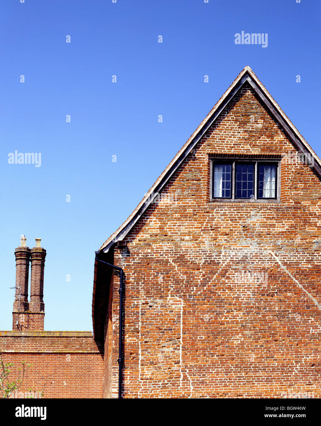 crow's hall, a 16th century moated manor house in suffolk Stock Photo ...