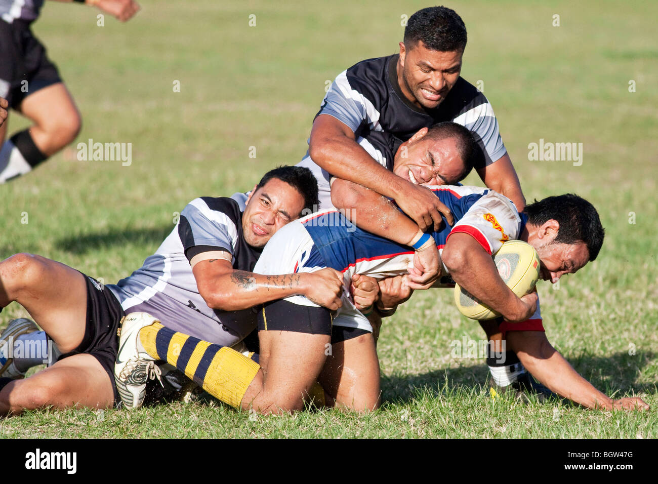 A rugby game on Rarotonga in The Cook Islands Stock Photo - Alamy