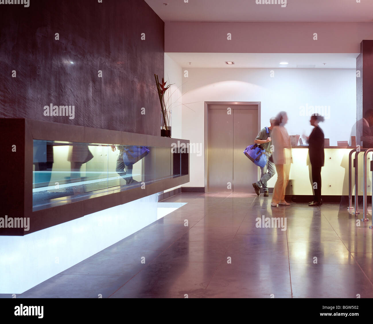 holmes place health club reception view from lift/stairs Stock Photo ...