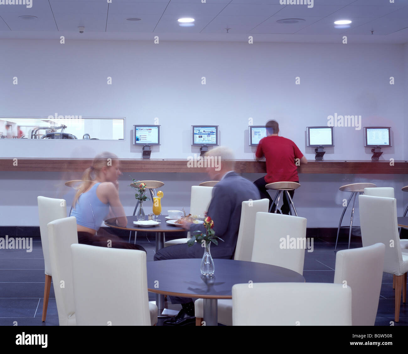 Cafe gym hi-res stock photography and images - Alamy