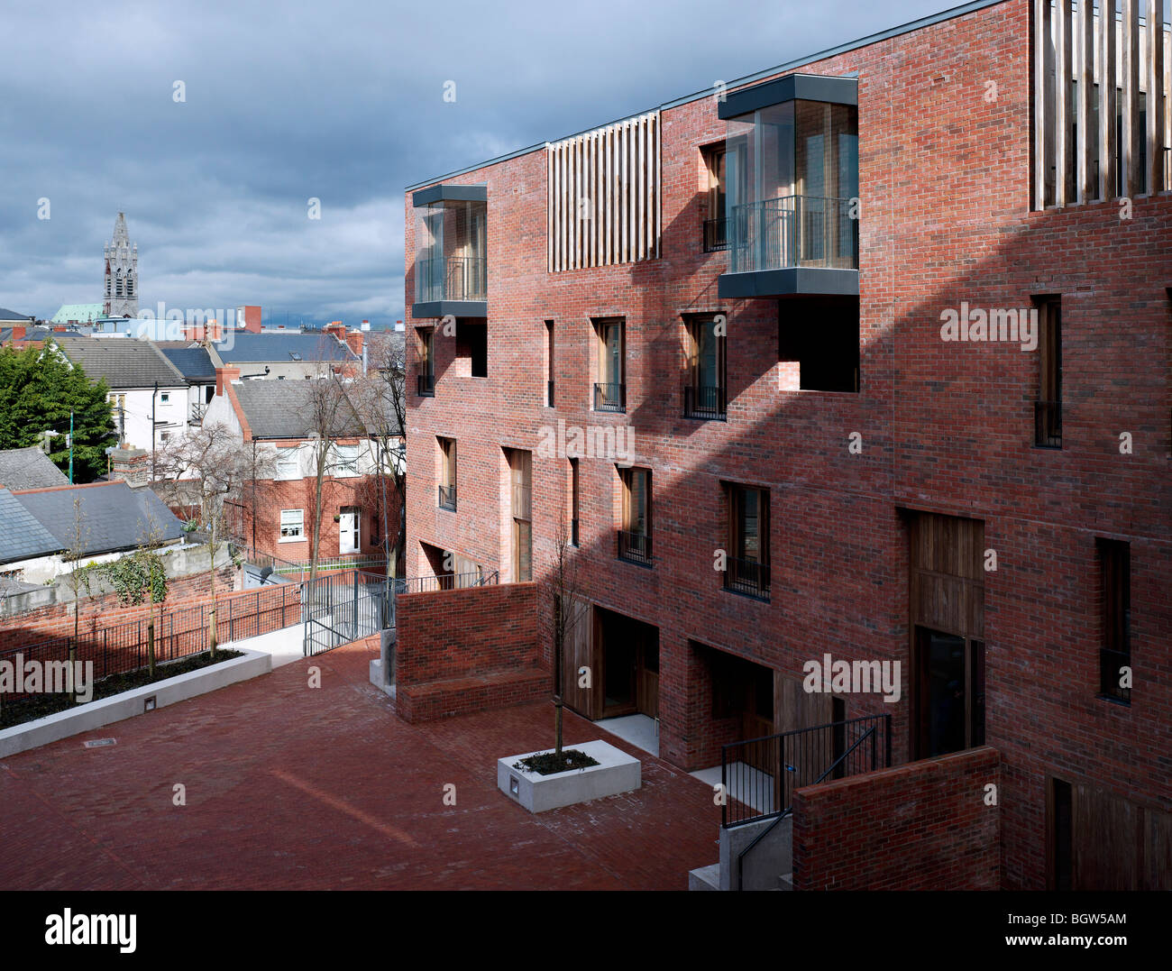 the timberyard social housing exterior dublin 2009 Stock Photo - Alamy