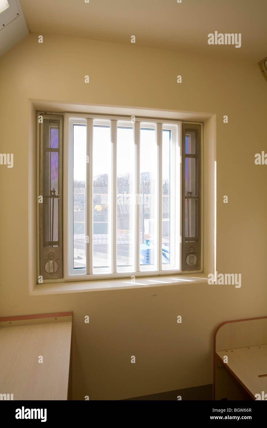 high down prison prison cell window Stock Photo - Alamy