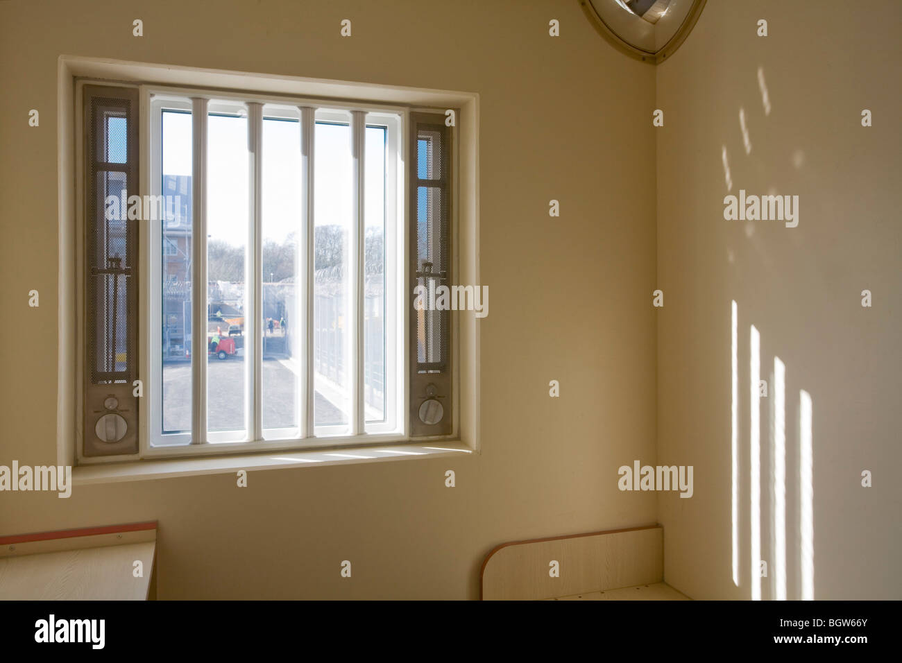 Prison cell window hi-res stock photography and images - Alamy