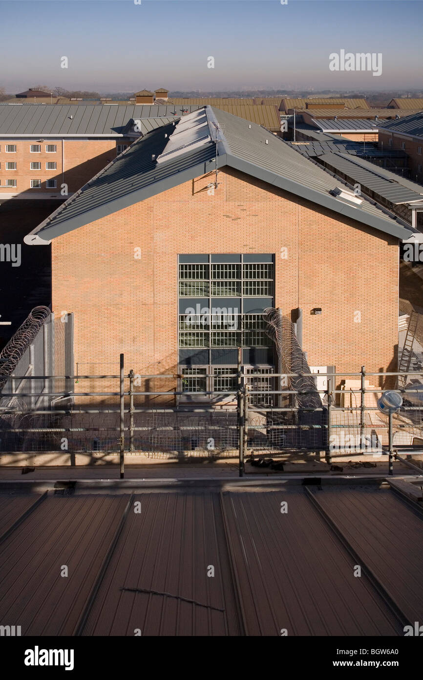high down prison construction of new cell block Stock Photo - Alamy