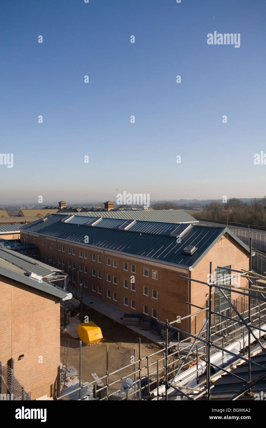 high down prison construction of new cell block Stock Photo - Alamy