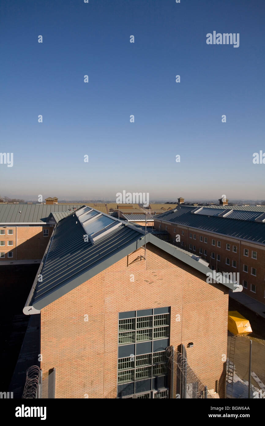 high down prison construction of new cell block Stock Photo - Alamy