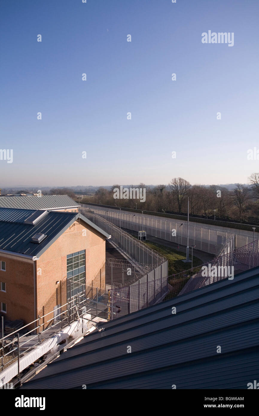 high down prison construction of new cell block Stock Photo - Alamy