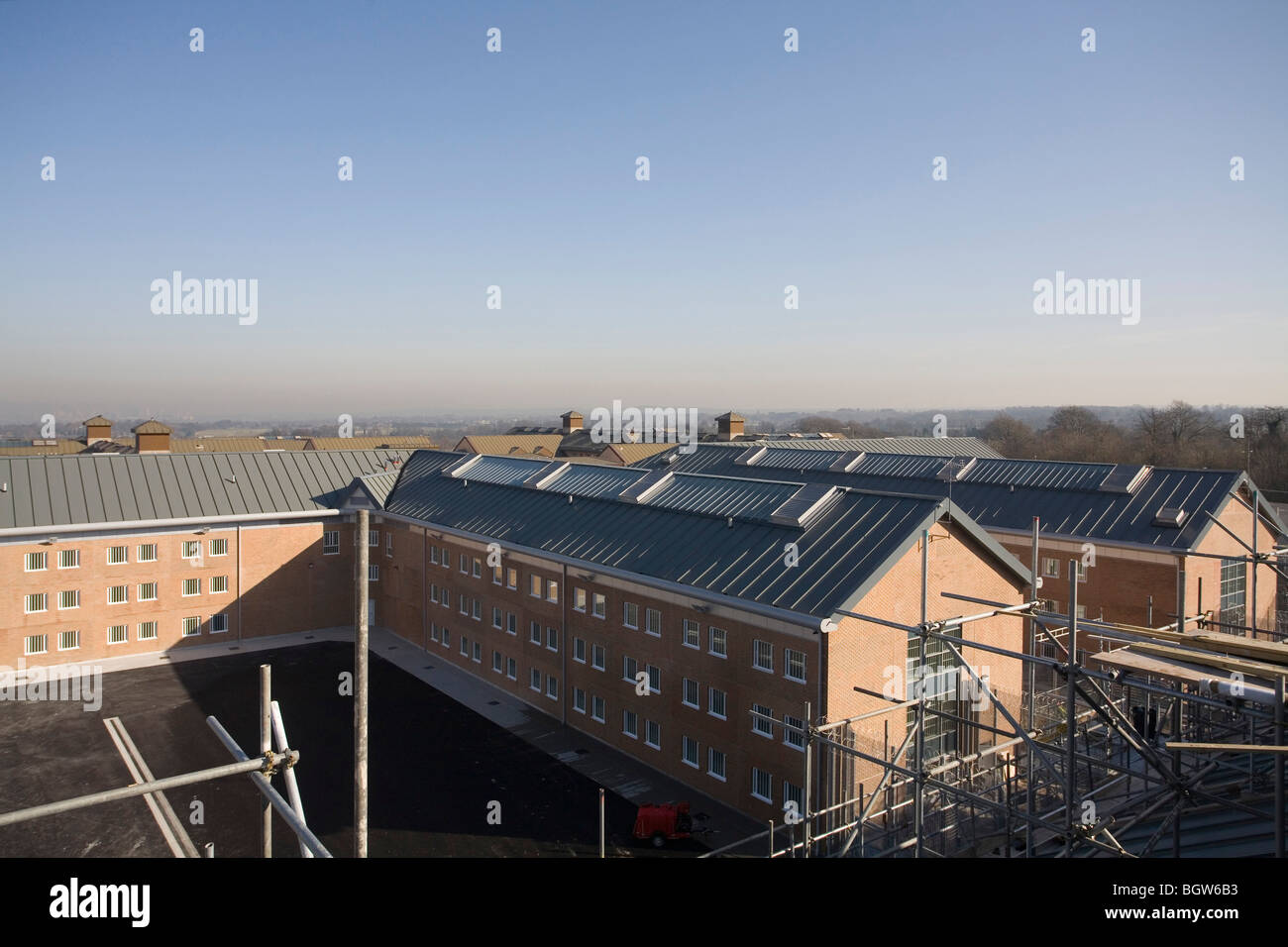 high down prison construction of new cell block Stock Photo - Alamy