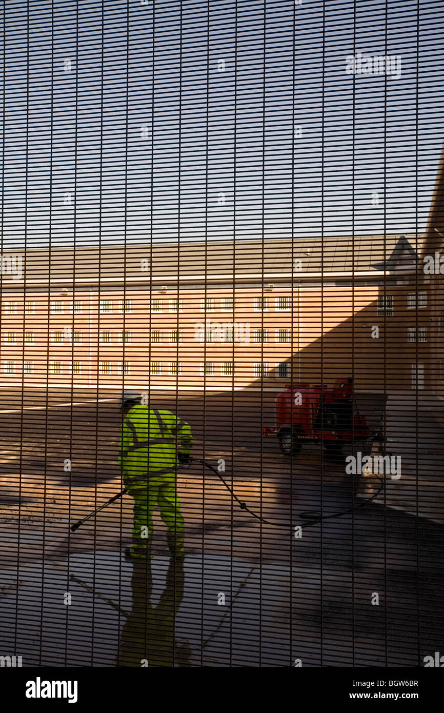 high down prison construction of new cell block Stock Photo - Alamy