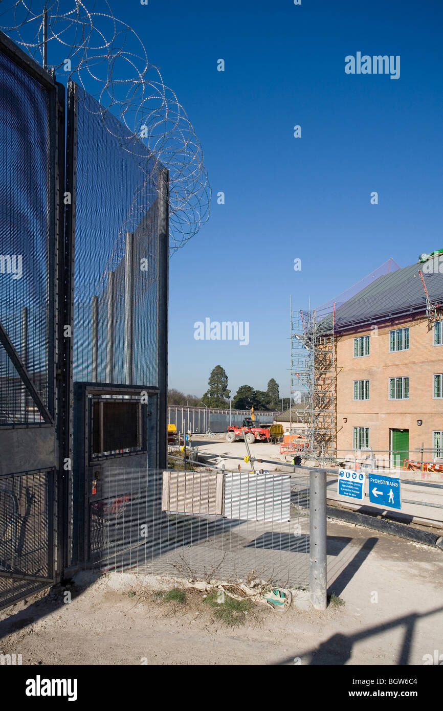 high down prison construction of new cell block Stock Photo - Alamy